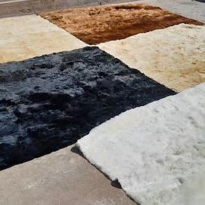 Customize Your Alpaca Rug Handmade in Peru, Alpaca Real Fur Rug Carpet ...