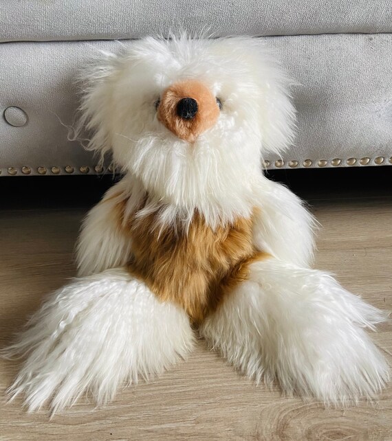 Alpaca fur teddy bear extremely soft / Alpaca Stuffed Animal | Etsy