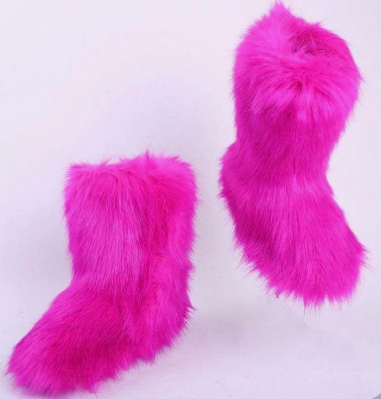 Genuine Alpaca fur boots alpaca boots from Peru unisex | Etsy