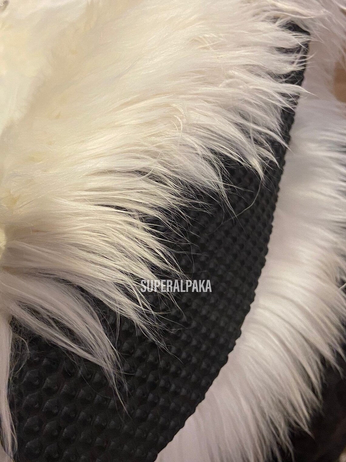 White Indoor Alpaca Fur Boots/slippers Rubber Sole Alpaca - Etsy