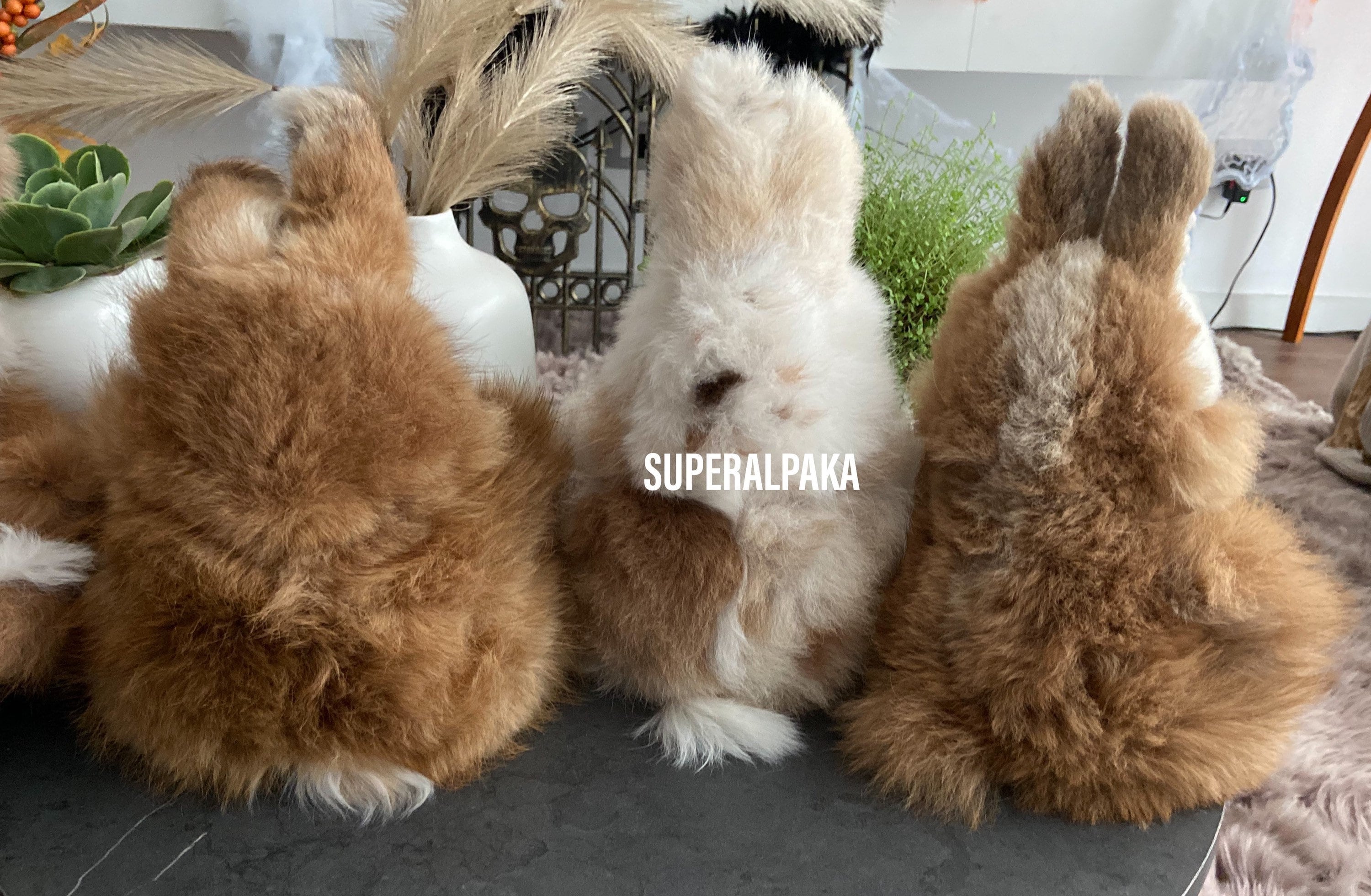 Rabbit Fur Toy Made From 100% Alpaca Fur Extremely Soft / - Etsy