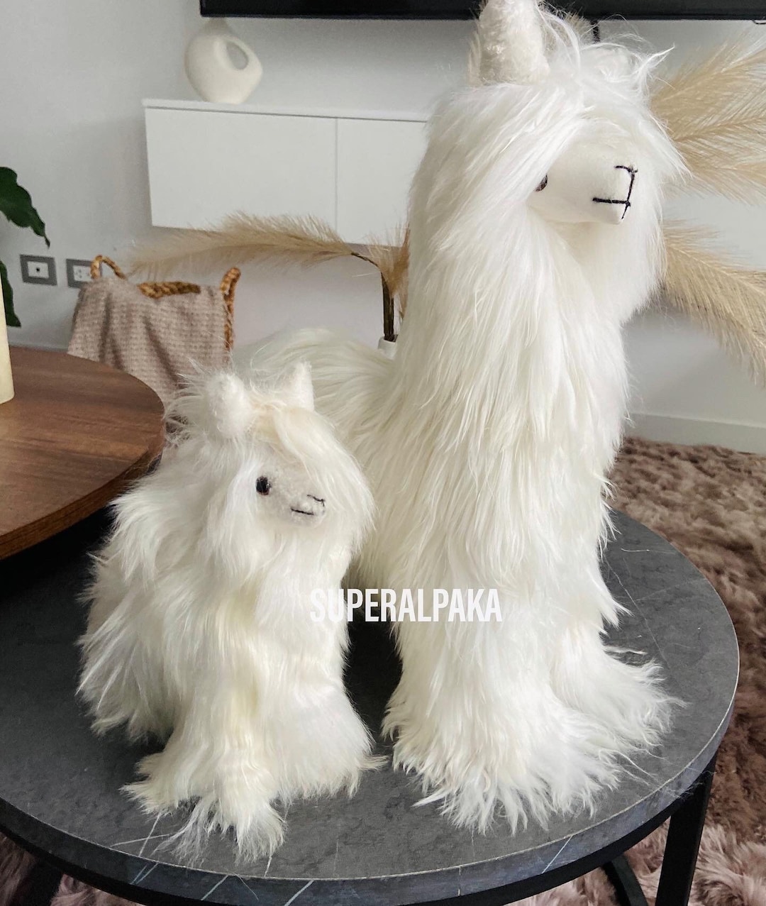 Alpaca Fur Toy Extremely Soft / Alpaca Stuffed Animal Plush Alpaca Fur ...