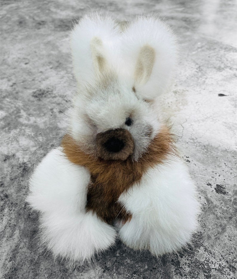 Rabbit Fur Toy Made From 100% Alpaca Fur Extremely Soft / - Etsy