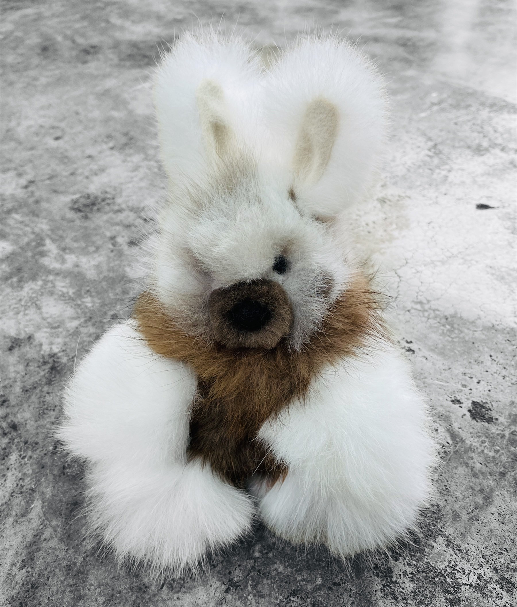 Rabbit fur toy Made From 100% Alpaca Fur extremely soft / - Etsy Polska
