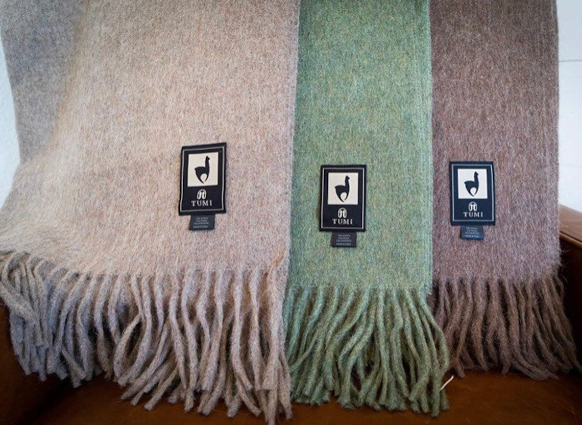 100% Baby Alpaca blanket wool blankets peruvian blankets | Etsy