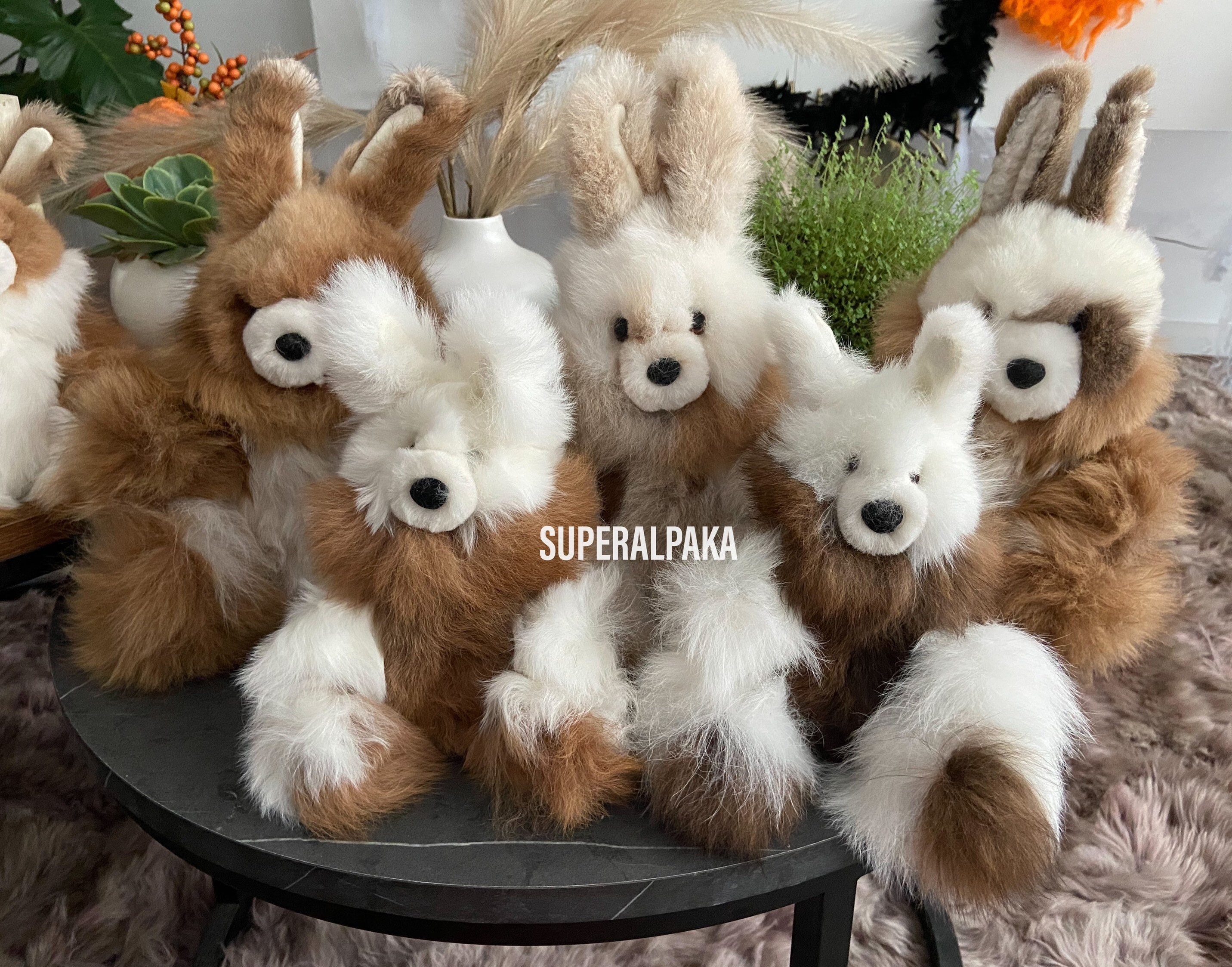 Rabbit Fur Toy Made From 100% Alpaca Fur Extremely Soft / - Etsy