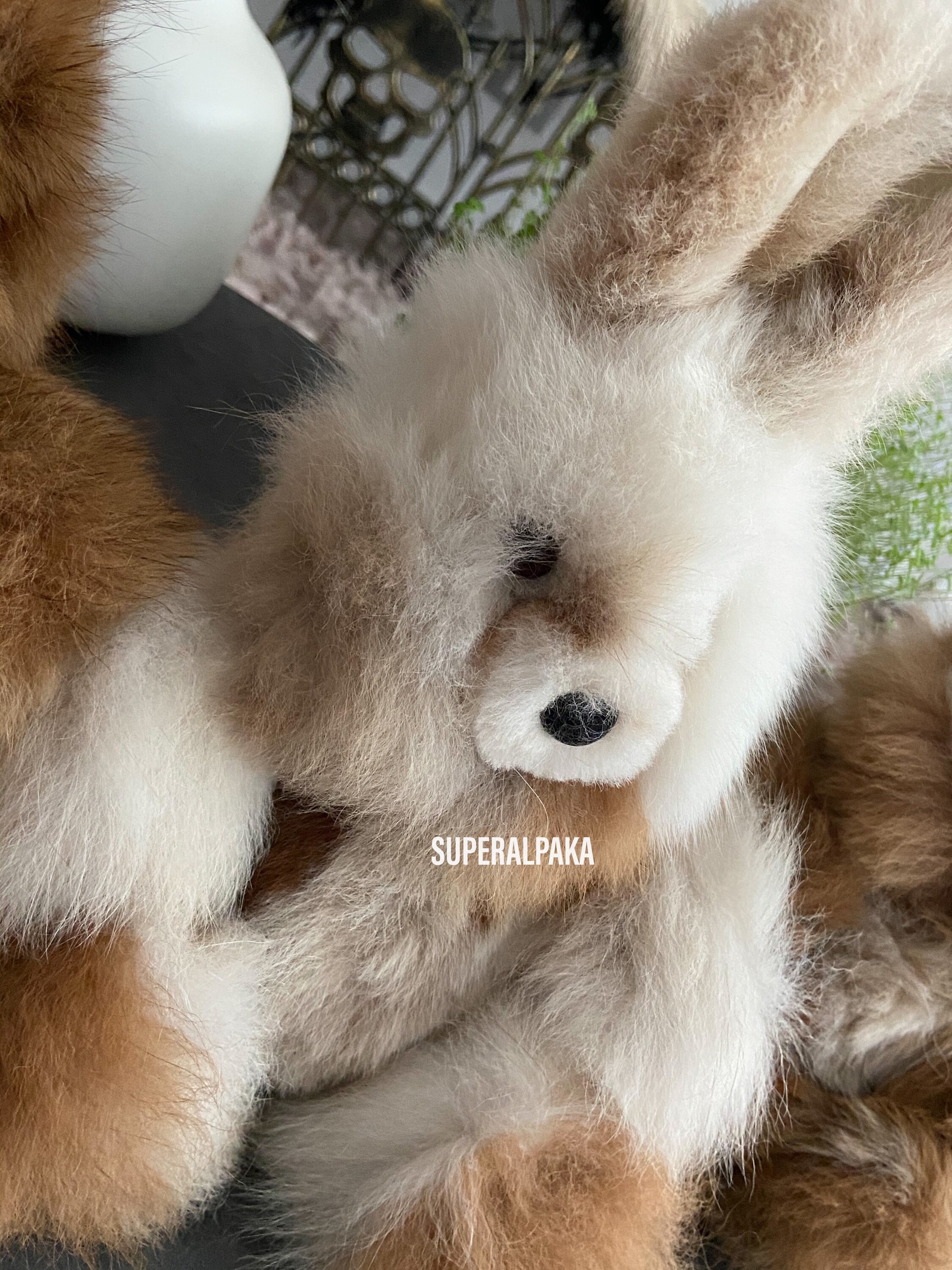 Rabbit Fur Toy Made From 100% Alpaca Fur Extremely Soft / - Etsy