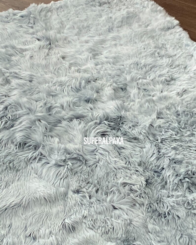 Customize Your Alpaca Rug Handmade in Peru Alpaca Real Fur - Etsy