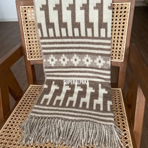 Luxurious Alpaca Blanket Wool Blankets Peruvian Blankets - Etsy