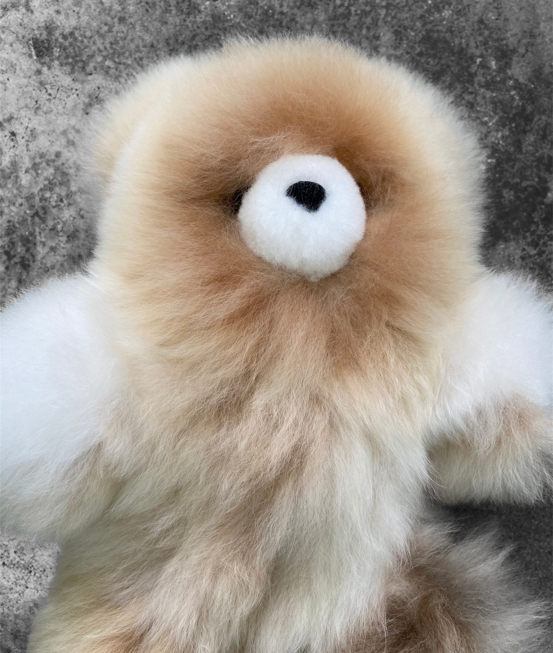 Alpaca fur teddy bear handmade toy extremely soft / Alpaca | Etsy