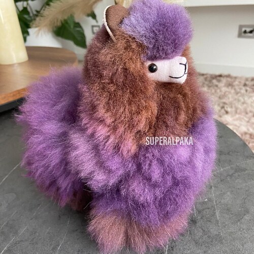 Big Alpaca Fur Toy Handmade Alpaca Big Stuffed Animal - Etsy