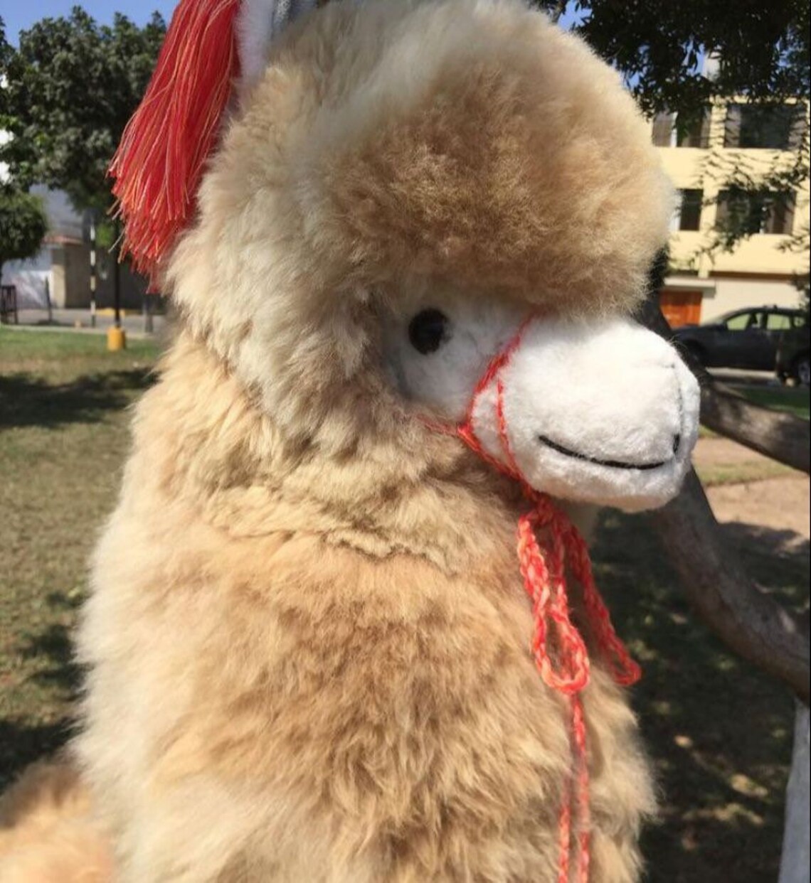 Big Alpaca Fur Toy Handmade Alpaca Big Stuffed Animal - Etsy