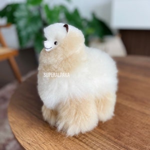 Alpaca fur toy extremely soft / Alpaca Stuffed Animal Plush Alpaca Fur / Llama fur teddy alpaca ...