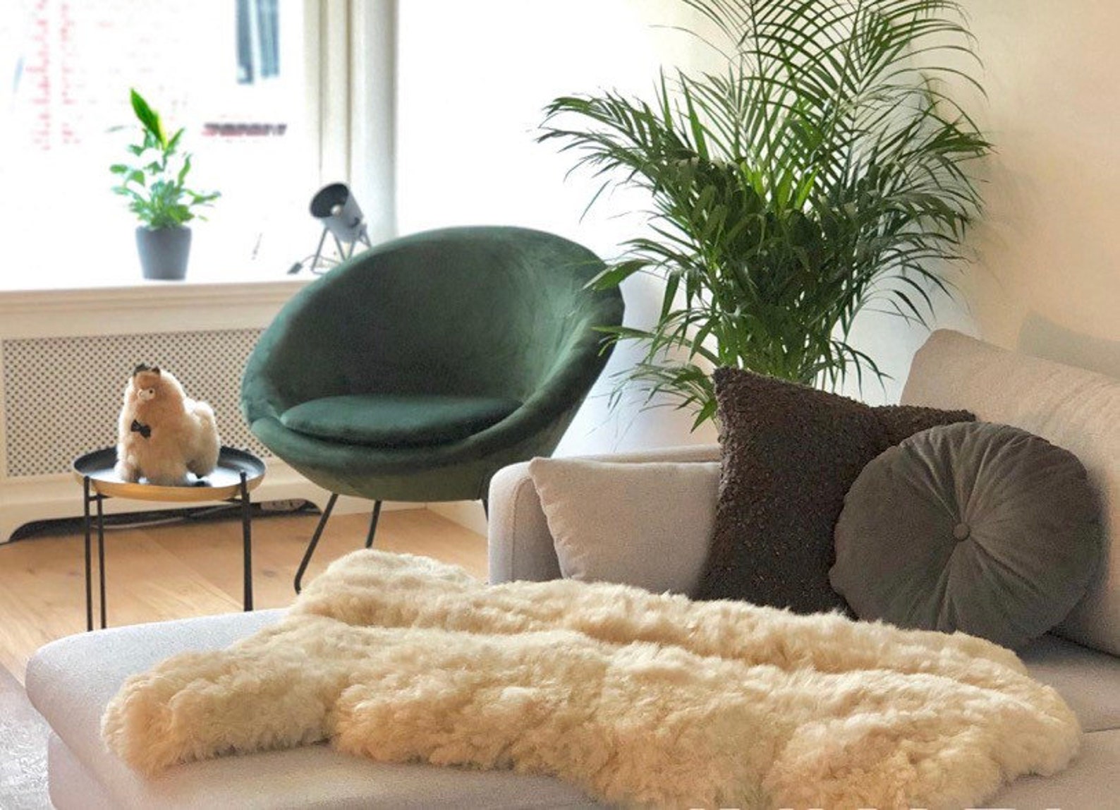 Luxurious genuine Alpaca fur rug Alpaca real fur rug Plush | Etsy