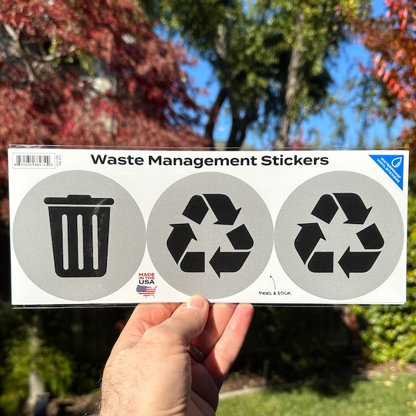 Waste Management Stickers - Etsy