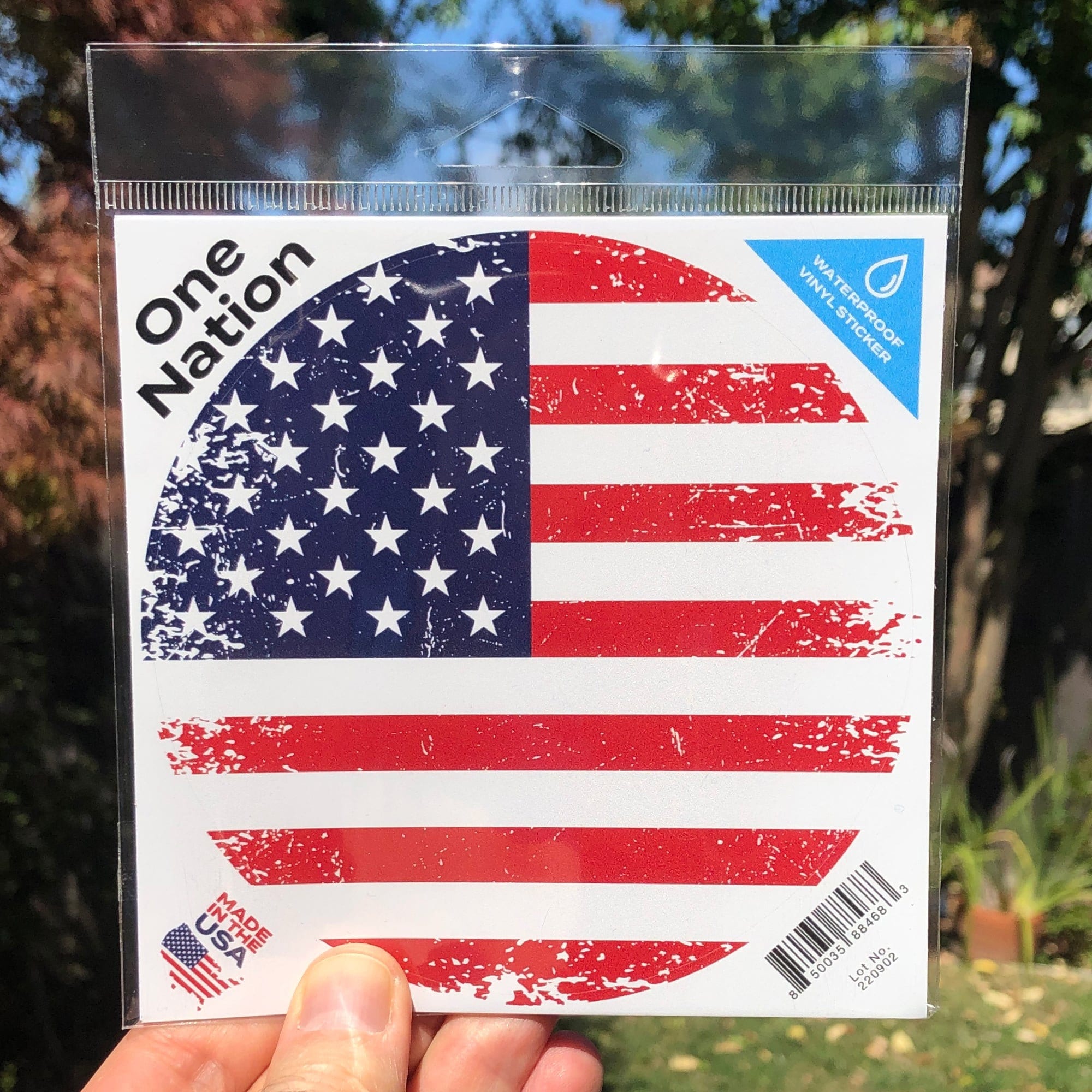 American Flag Decal USA Distressed Flag Vinyl Sticker for - Etsy