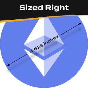 Ethereum Sticker - Ethereum Logo Vinyl Bumper Sticker for Your Car ...