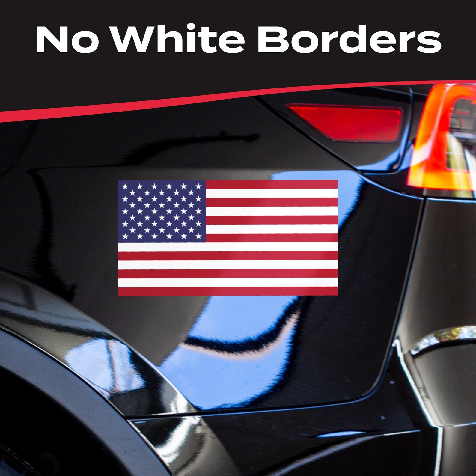 American Flag Decal USA Flag Vinyl Sticker for Your Car - Etsy