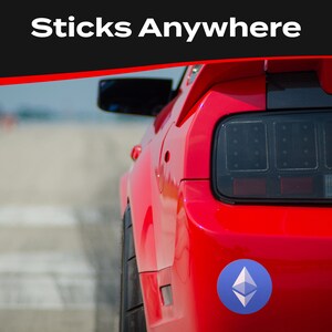 Ethereum Sticker - Ethereum Logo Vinyl Bumper Sticker for Your Car ...