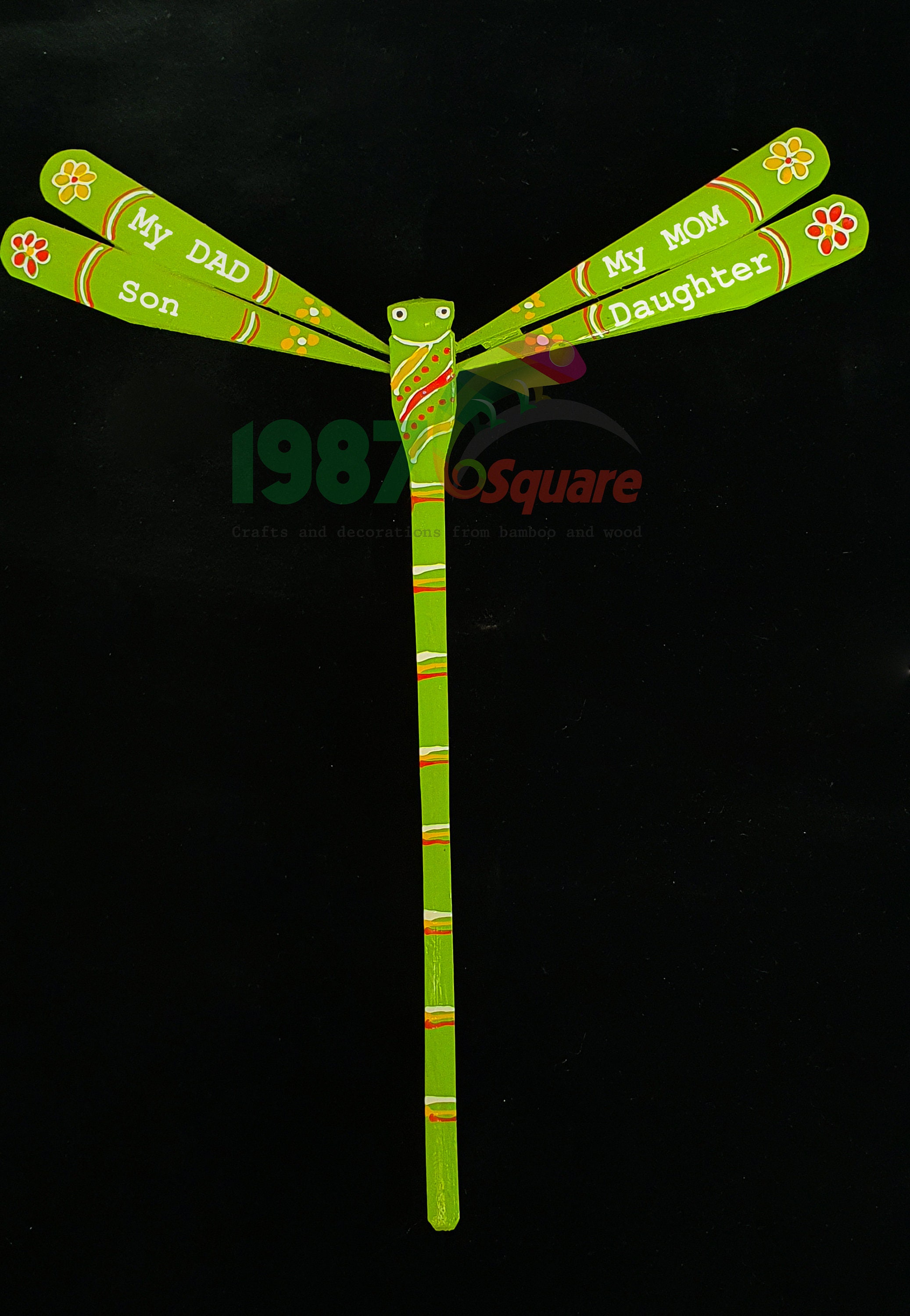 Personalization Balancing Bamboo Dragonfly. 1pcs Paints Self - Etsy