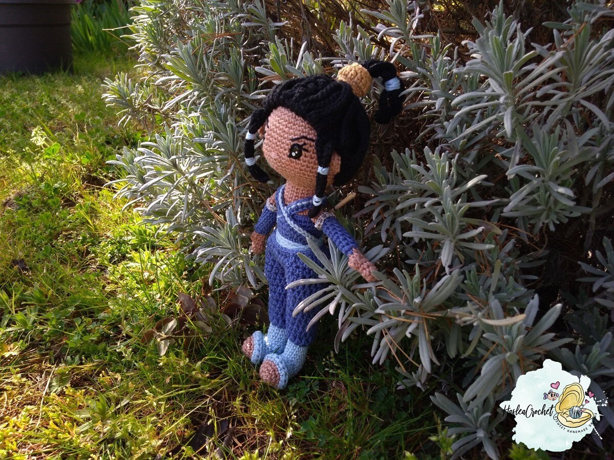 Amigurumi Doll Crochet Pattern: Raya in English (EN) and French (FR) - Etsy