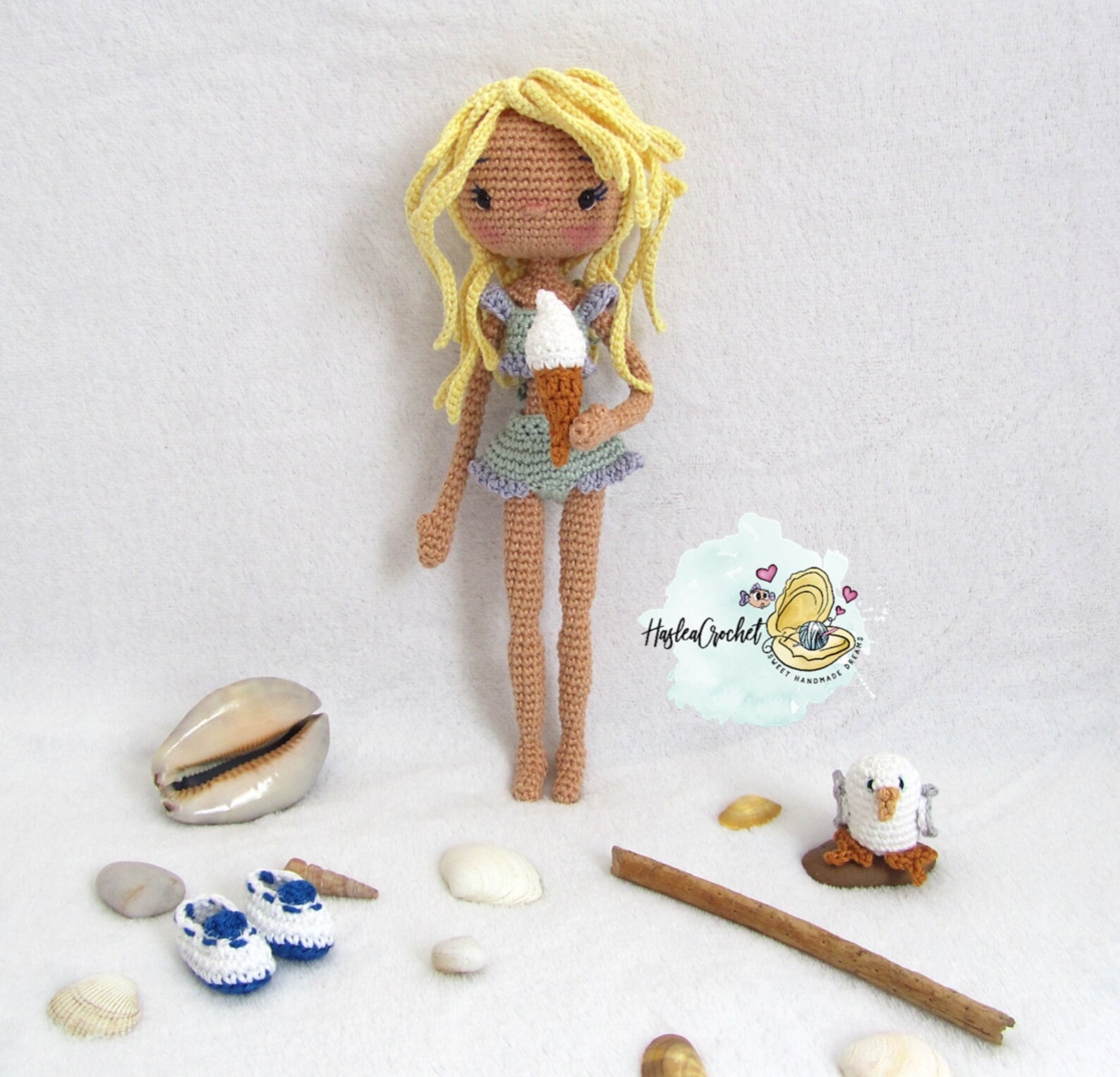 Oceane Amigurumi Doll Crochet Pattern: Removable Clothes (PDF) - Etsy