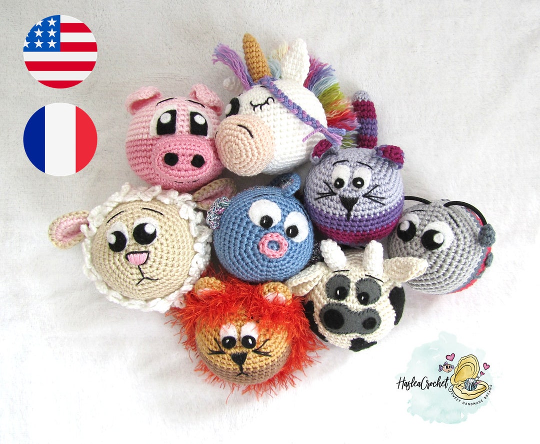 Amigurumi Crochet Pattern : Early Learning Balls for Babies in English ...