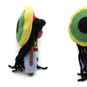 Amigurumi Crochet Pattern : Rastafairy Doll in English and French ...