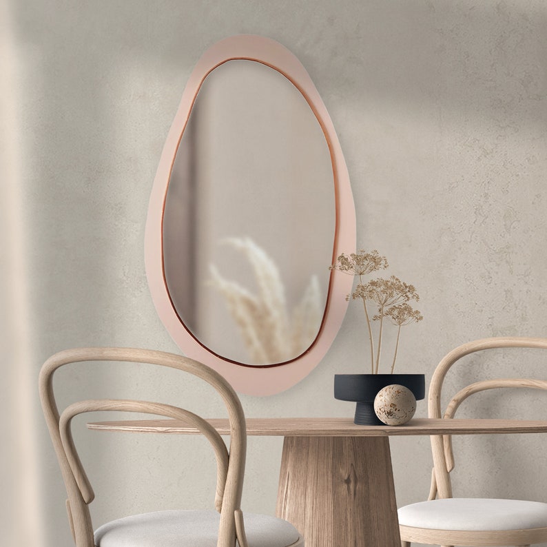 Mumu Handmade Mirror Wall Decor Modern Wall Decor Irregular - Etsy