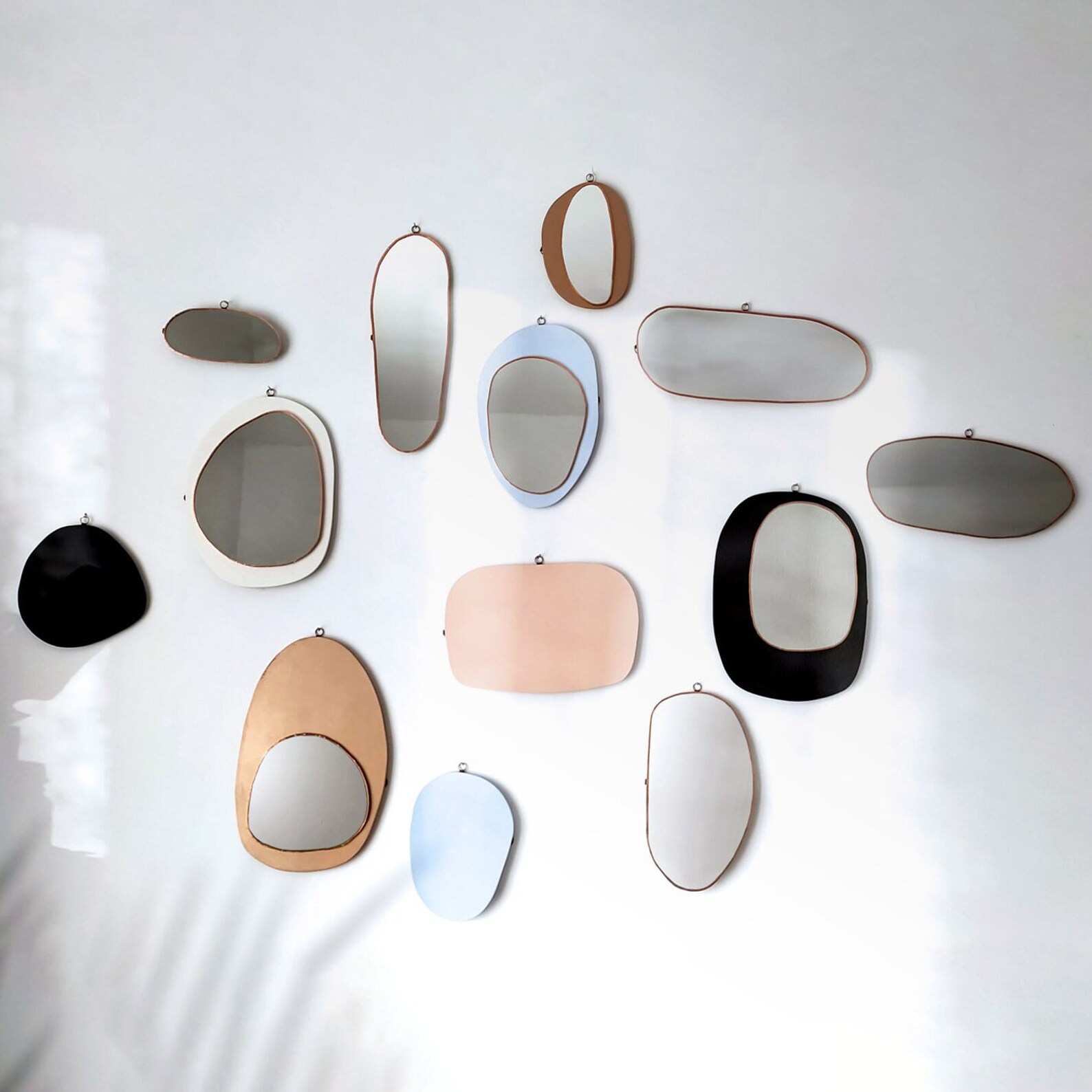 Zozo Handmade Mirrors Set, Irregular Mirrors, Asymmetrical Mirrors ...