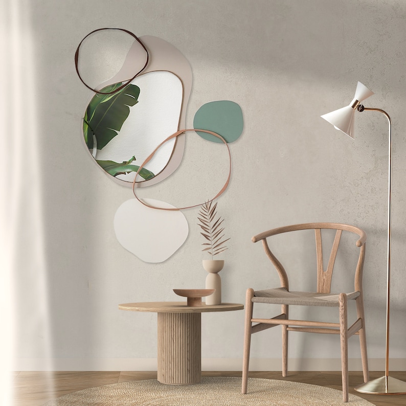 Bebe Handmade Organic Mirrors Set, Wall Decor, Wall Art, Boho Decor ...