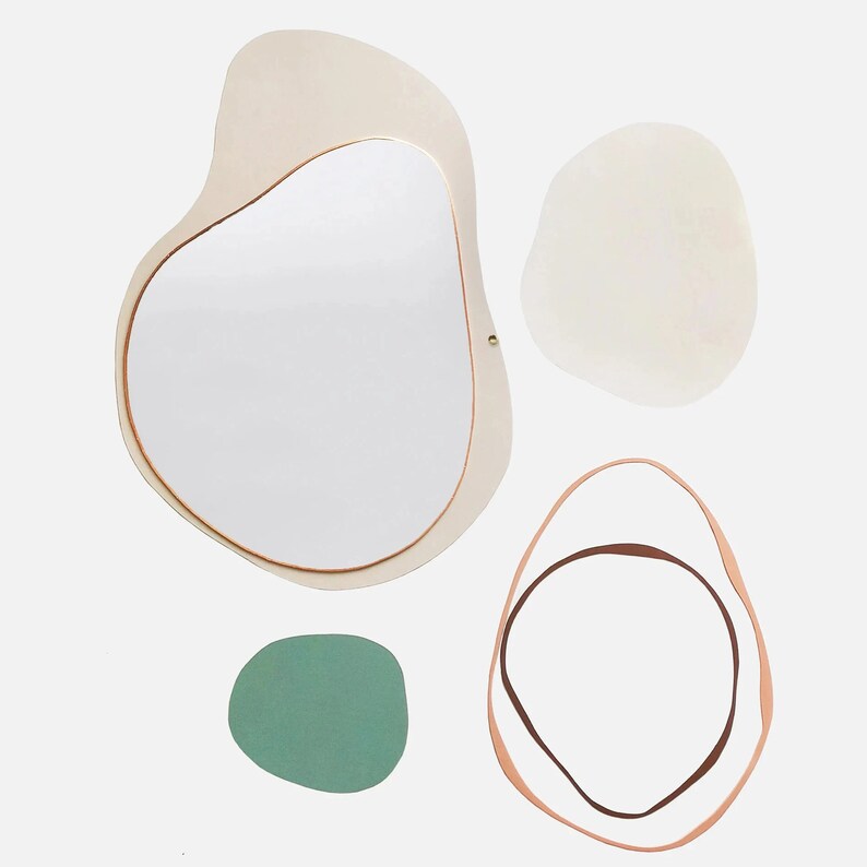 Bebe Handmade Organic Mirrors Set Wall Decor Wall Art Boho - Etsy