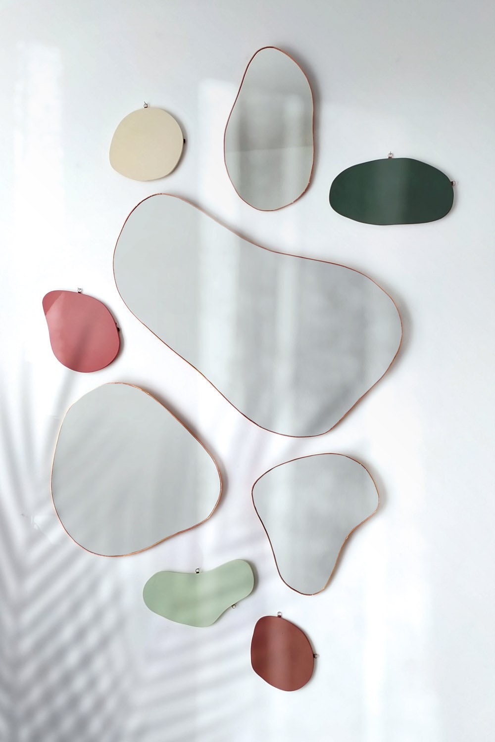 Wiwi Handmade Mirrors Set Irregular Mirrors Asymmetrical - Etsy