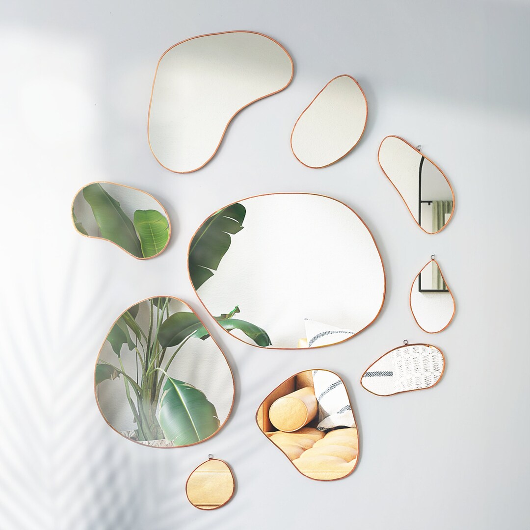 Fifi 2.0 Handmade Mirrors Set, Irregular Mirrors, Asymmetrical Mirrors ...