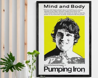 Pumping Iron Poster | Etsy