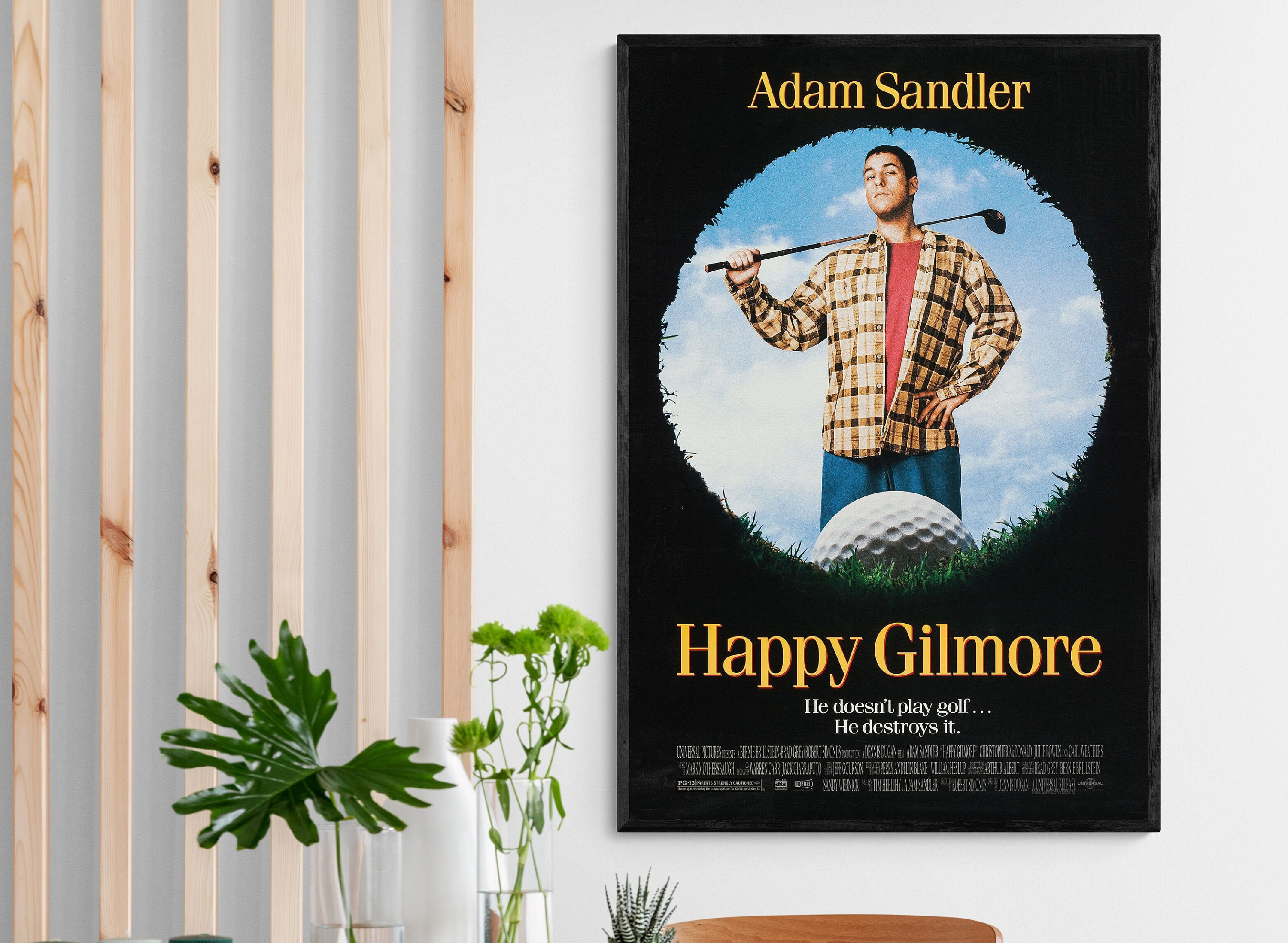 Happy Gilmore Movie Poster No1 1996 | Etsy