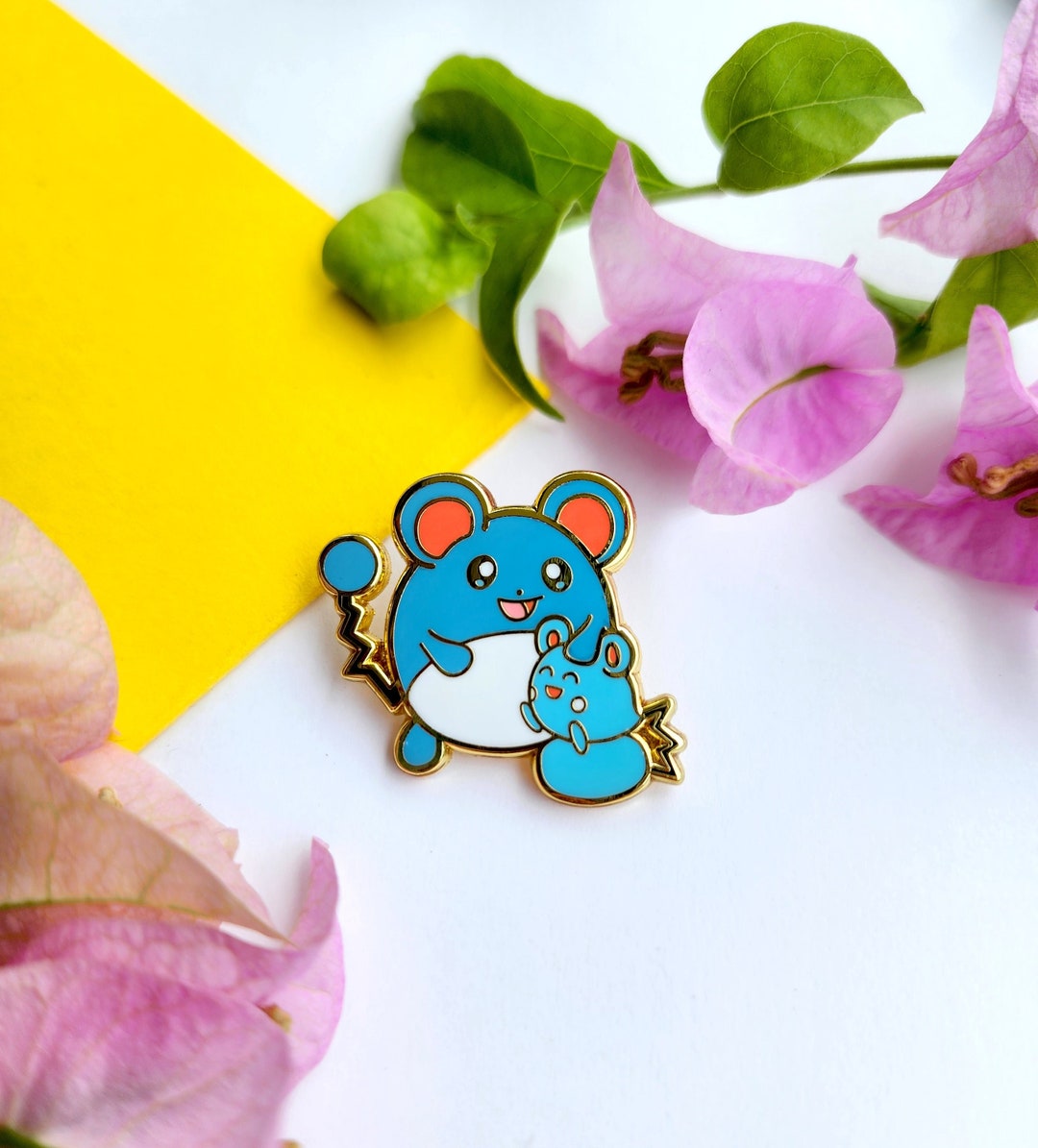 Marill Azurill Enamel Pin | Pokemon - Etsy