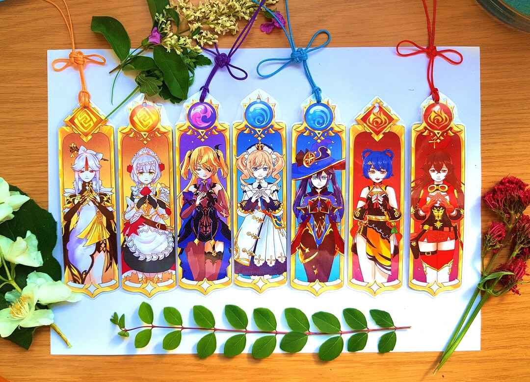 Genshin Impact Bookmark [new: Nahida] - Etsy