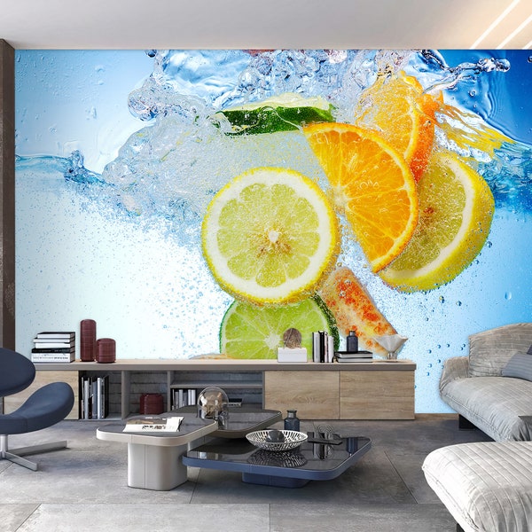 Fruit Kitchen Removable Wallpaper - Etsy