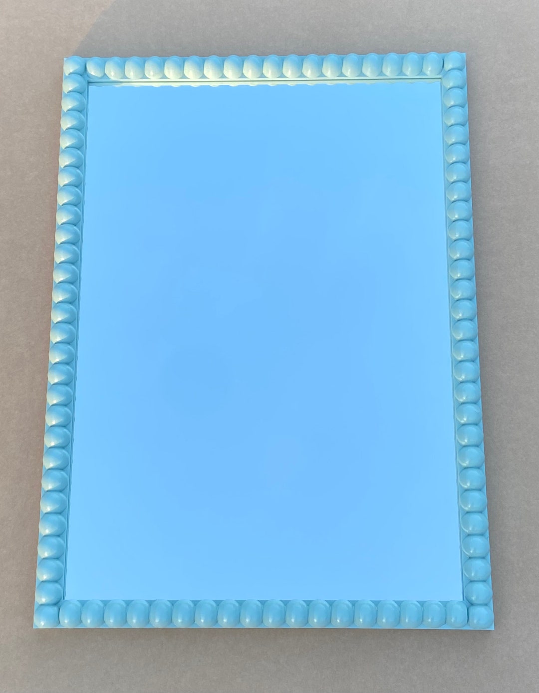 Beautiful Handmade Supersize 30mm Wide Bobbin Bobby Mirror 50x70cm in F ...