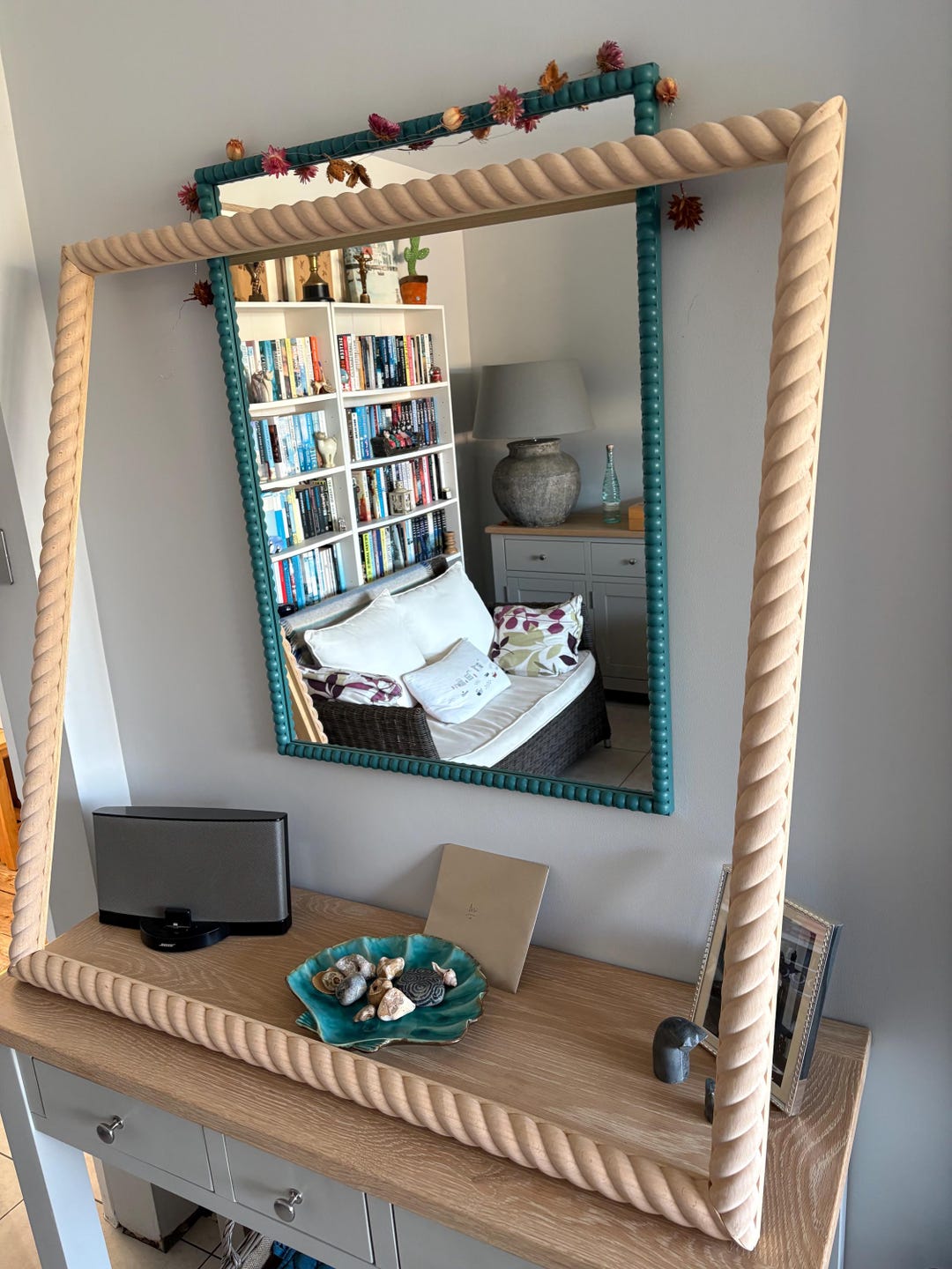 Rope Twist Mirror Extra Wide Design Made to Measure - Etsy