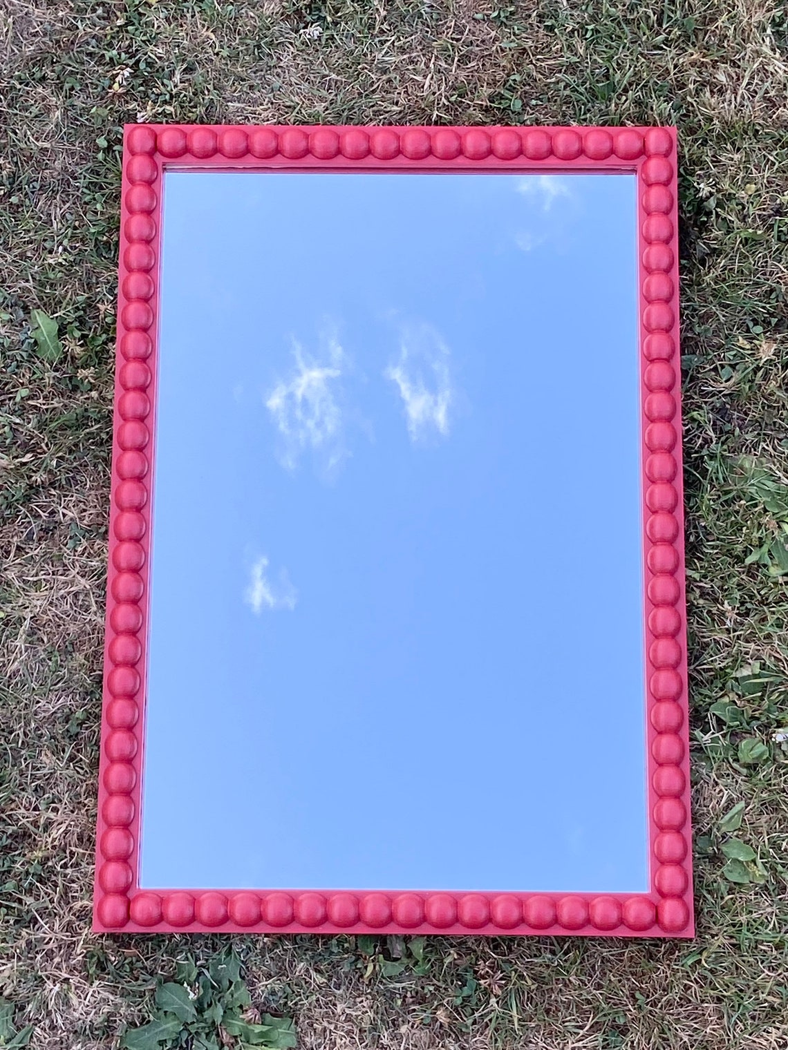 Beautiful Solid Wood Farrow and Ball Incardine Red Bobbin - Etsy