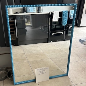 Beautiful Solid Wood Farrow and Ball Bobbin Bobby Mirror Any Colour Any ...