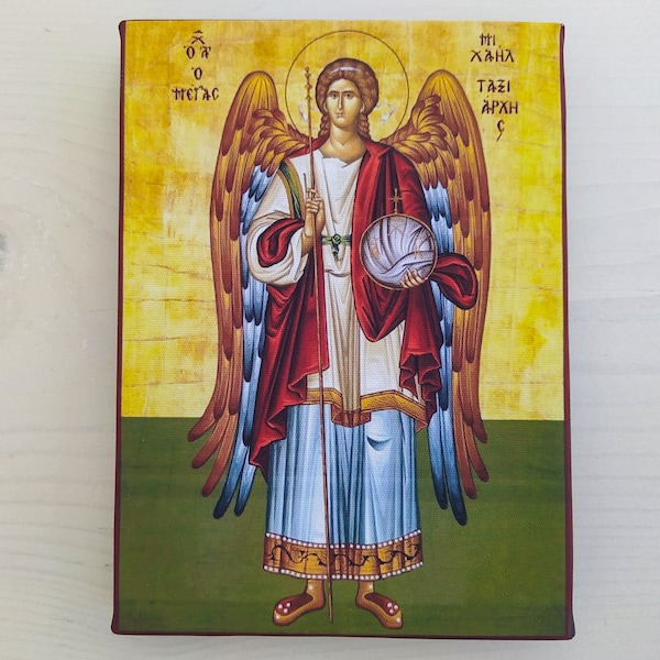 Archangel Michael Orthodox Icon - Etsy