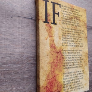 IF Poem Art Print IF Poem by Rudyard Kipling Wall Art If You Can ...