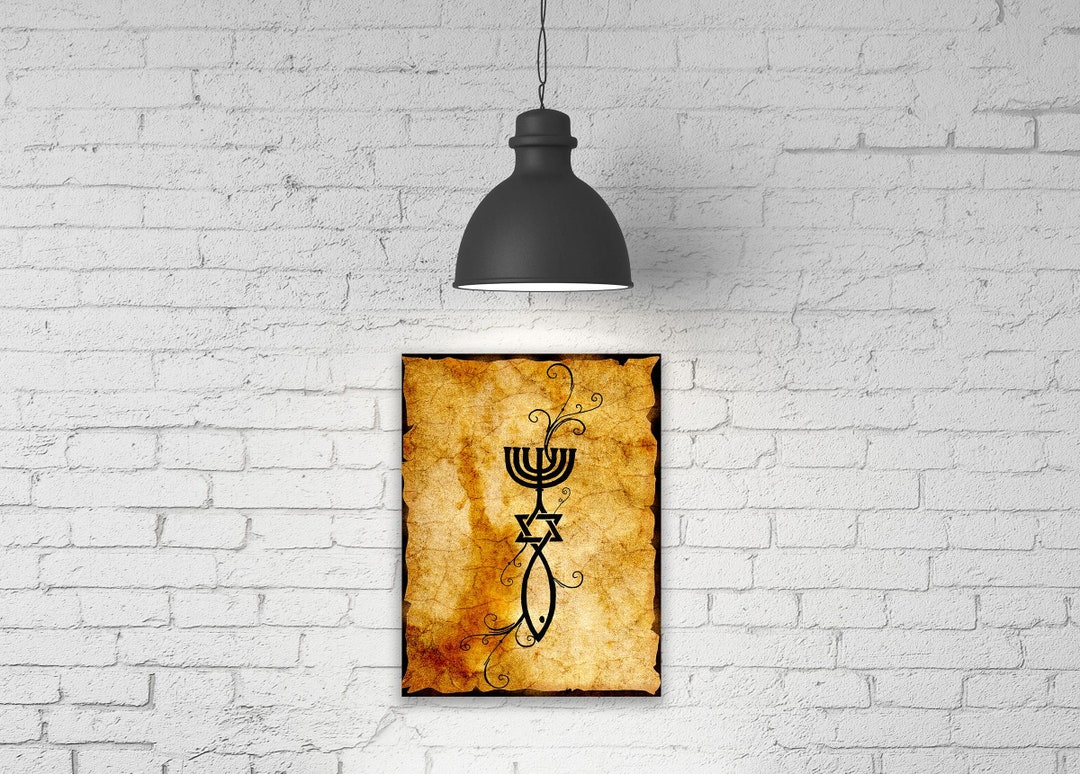 Symbol of Messianic Judaism Talisman Amulet, Christian Jews ...