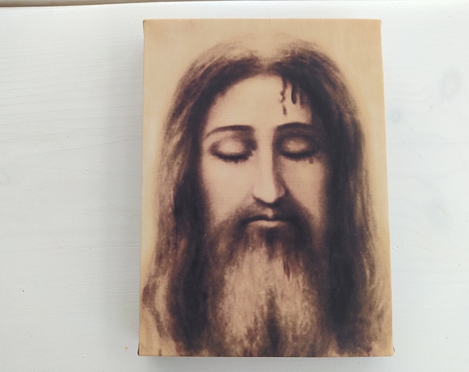 Jesus Shroud Face High Quality Canvas - Etsy Canada