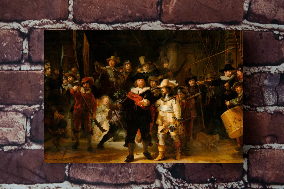 The Night Watch by Rembrandt , Gallery Wrapped Print on Canvas - Etsy