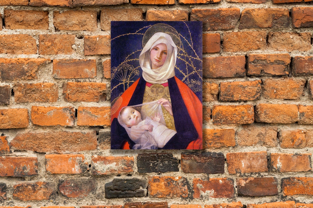 Madonna and Child by Marianne Stokes Perfect Gift– Catholic Art Print ...
