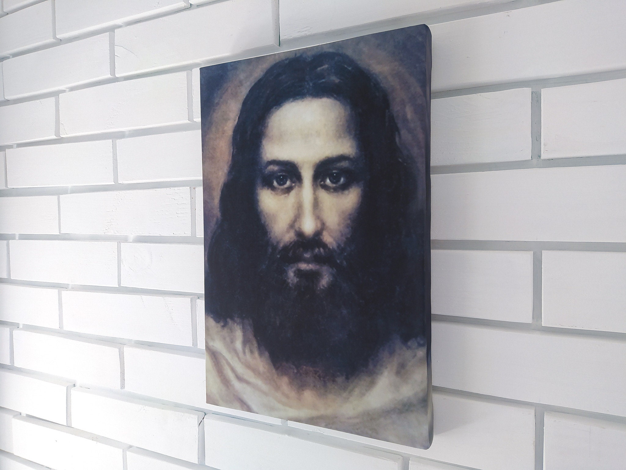 Jesus Christ Face Based on Painting by Ariel haroutin - Etsy
